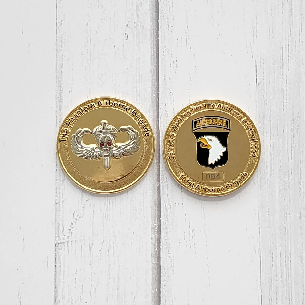 Phantom Airborne Brigade 101st Airborne Challange Coin – Phantom ...