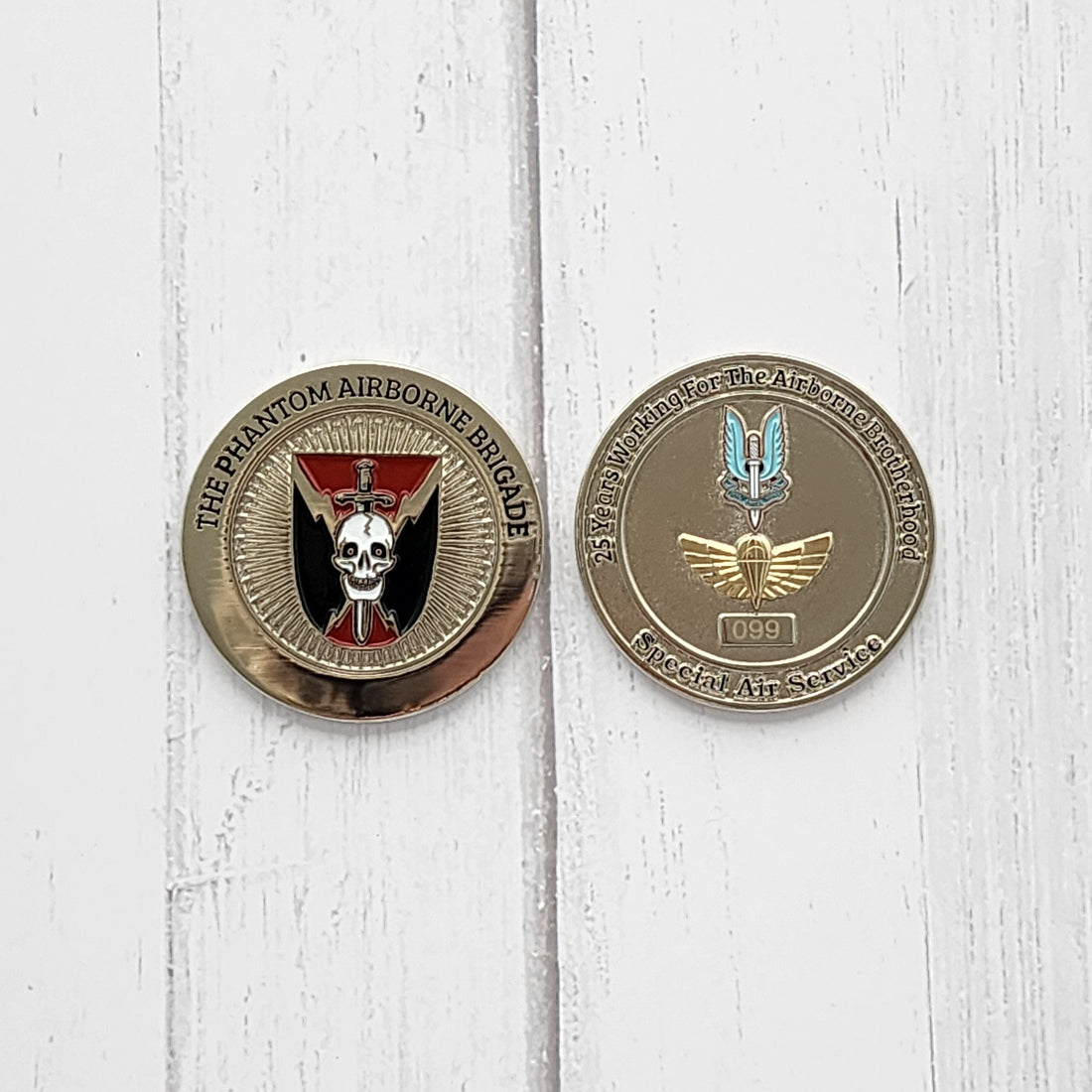 Phantom Airborne Brigade Special Air Service Challange Coin – Phantom Airborne Brigade Quartermaster