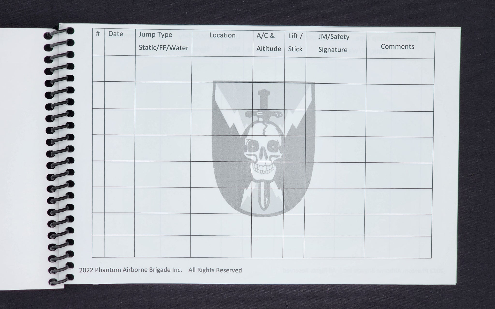 Phantom Airborne Brigade Jump Logbook – Phantom Airborne Brigade ...