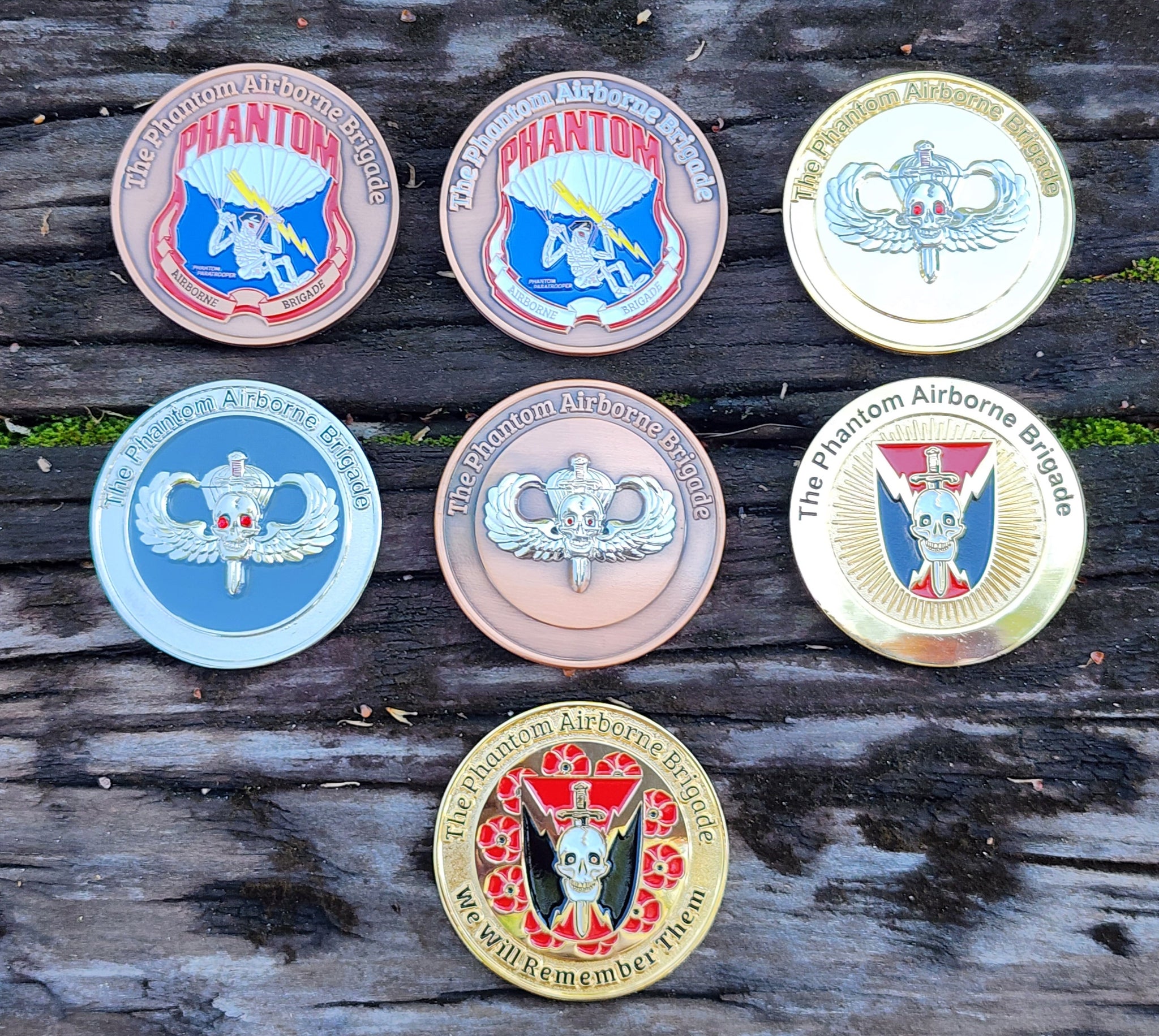 Phantom Airborne Brigade Operation Pathfinder Coin Set – Phantom ...